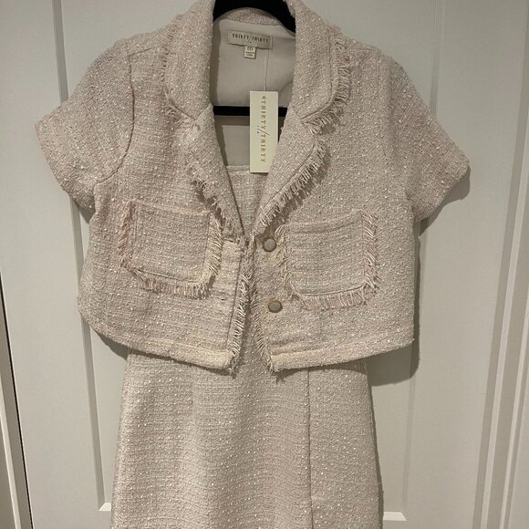 thirty/thirty LA | Dresses | Brand New Thirtythirty La Cream Tweed ...